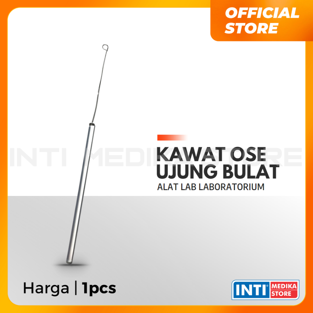 Jual Alat Lab Laboratorium Jarum Kawat OSE Ujung Bulat / Lurus | Shopee ...