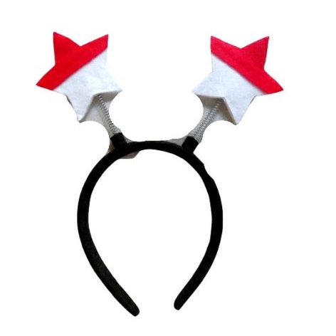 Jual Bando Kemerdekaan Bendera Merah Putih Bando BINTANG PEER HITAM ...