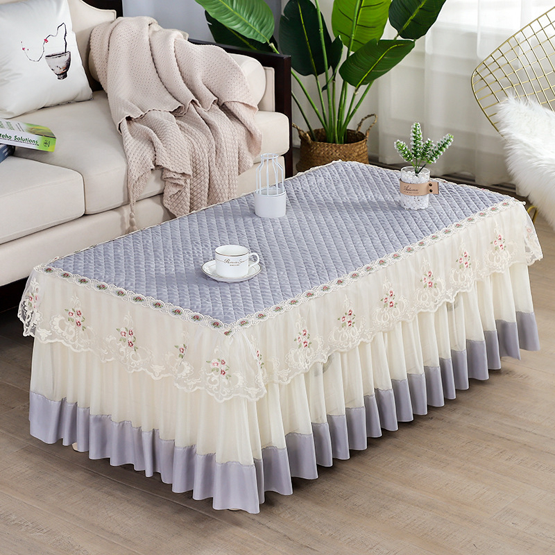 Jual Rectangle Lace Tablecloth Table Runner - Taplak Meja Renda ...