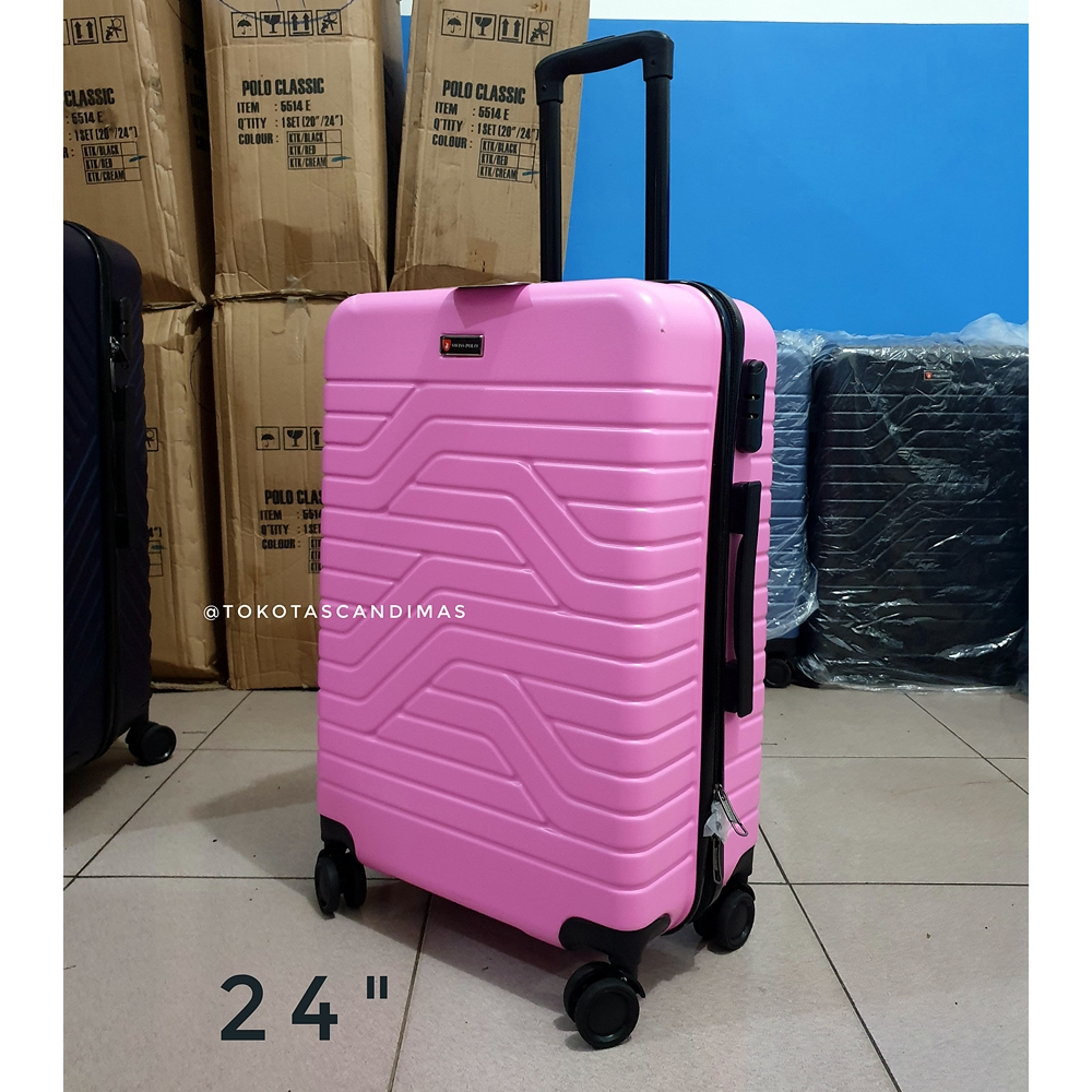 Jual Koper Fiber Swiss Polo JS6906 Size 24 Inch | Shopee Indonesia