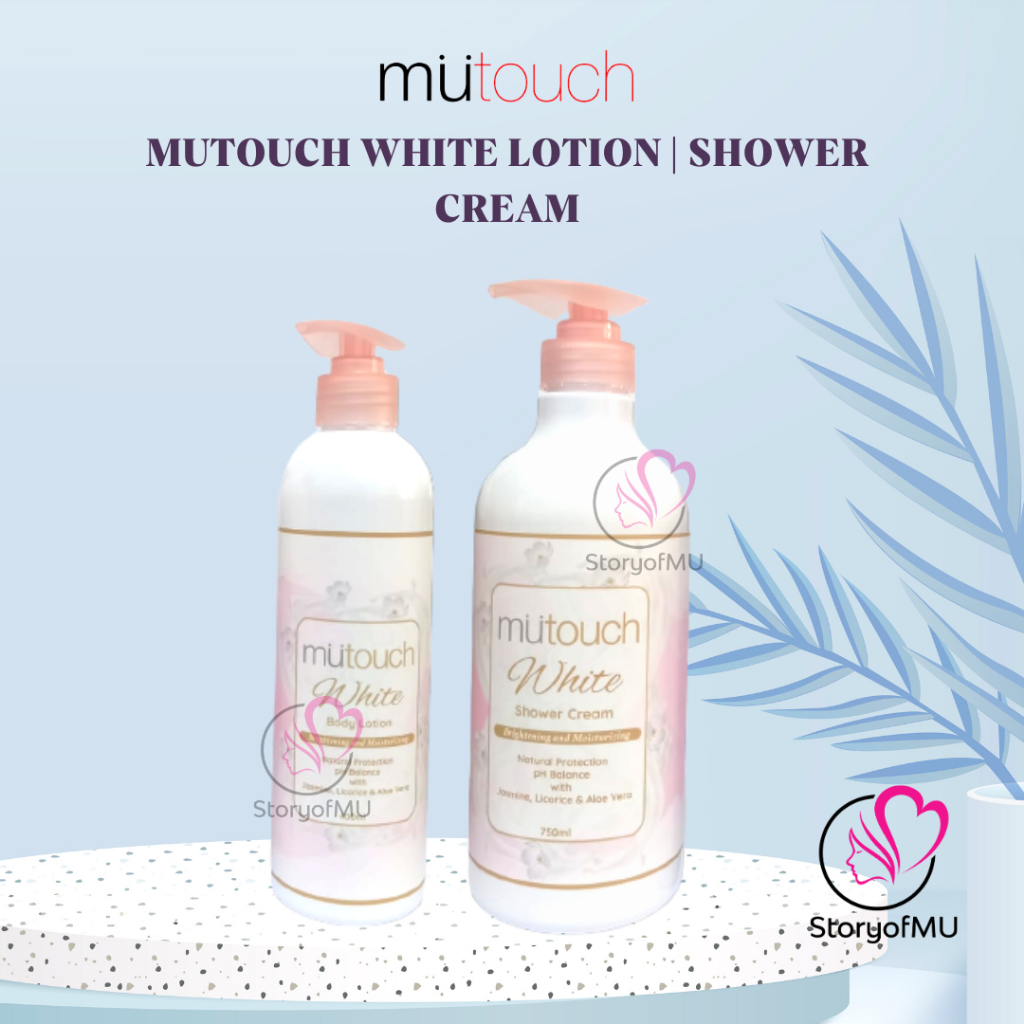 Jual MUTOUCH White Body Lotion 400ml | Shower Cream 750ml | Shopee ...