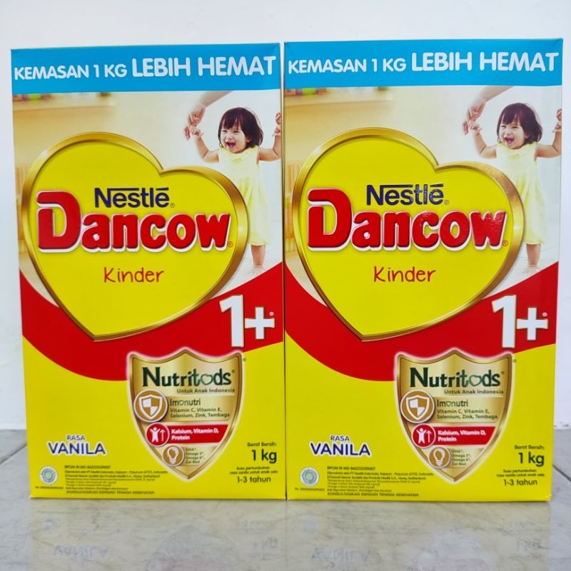 Jual Nestle Dancow 1+ rasa Madu & vanilla 1-3 tahun kemasan box 1kg exp ...