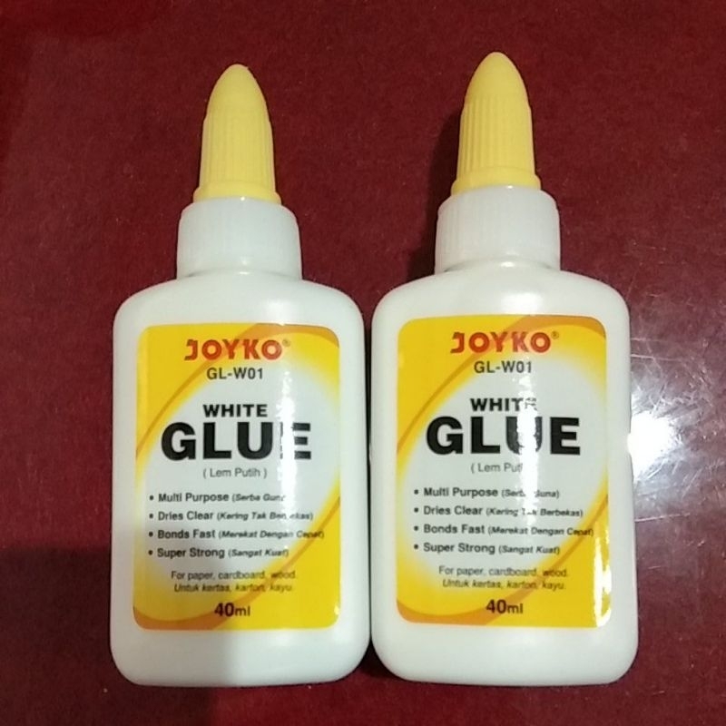 Jual Lem joyko white glue / lem putih / lem kayu 40ml | Shopee Indonesia