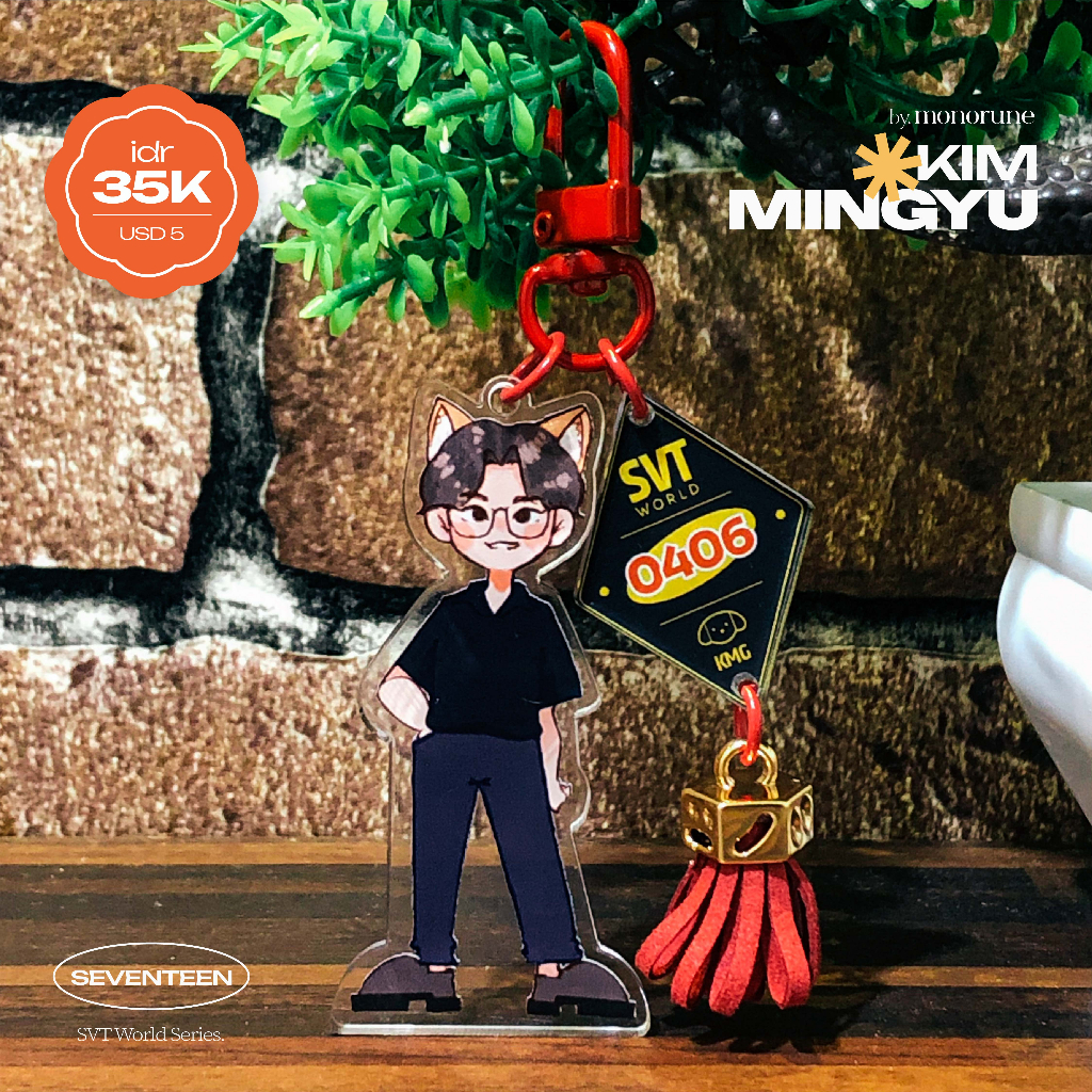 Jual SVT World Series | MINGYU of SEVENTEEN Keychain | Shopee Indonesia