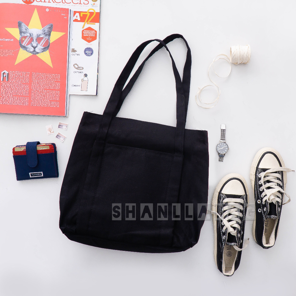 Jual Tas Tote Bag Kanvas GRACIA - Tas Selempang Wanita Tote Bag ...