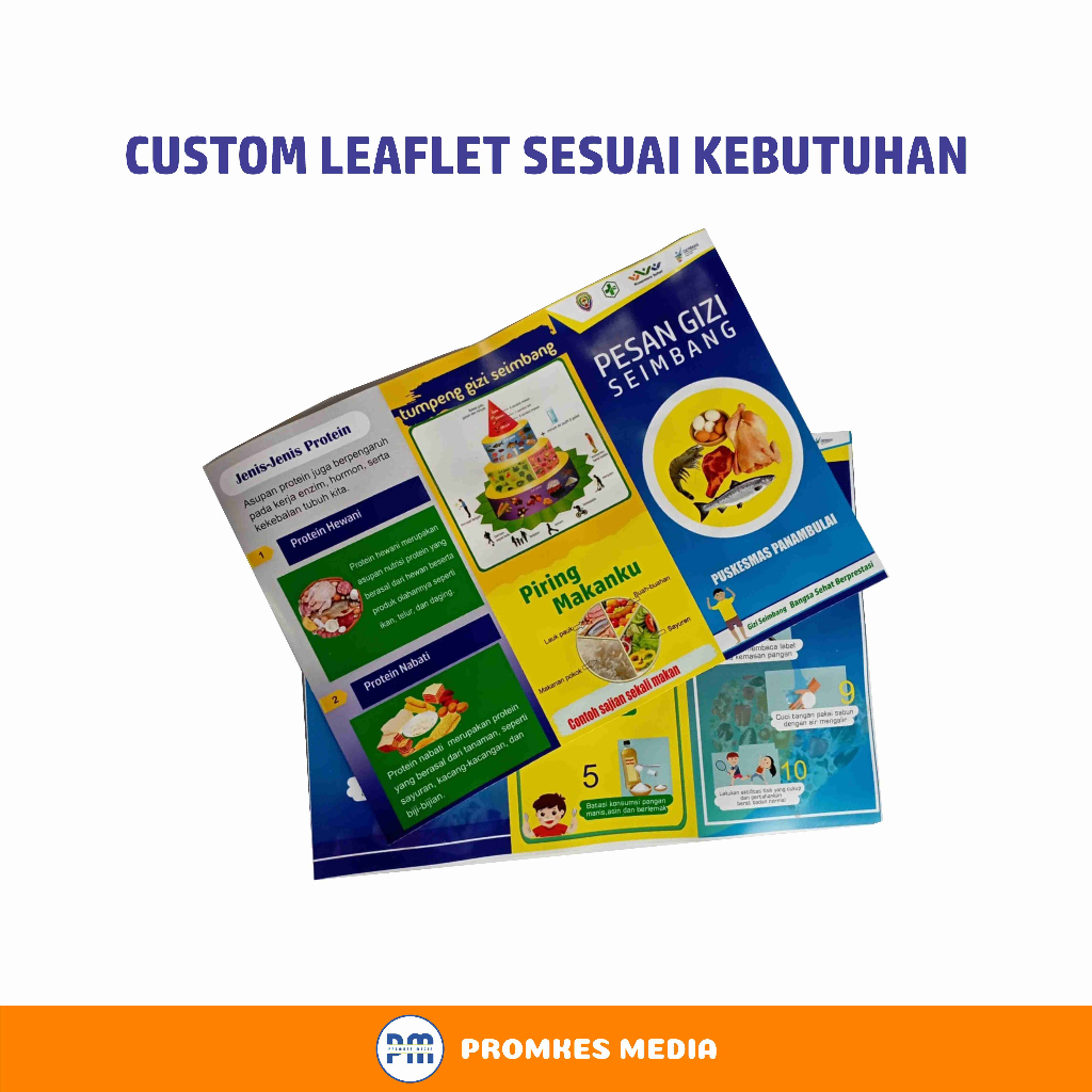 Jual Jasa Custom Leaflet, Cetak Leaflet, Leaflet Kesehatan, Leaflet | Shopee Indonesia
