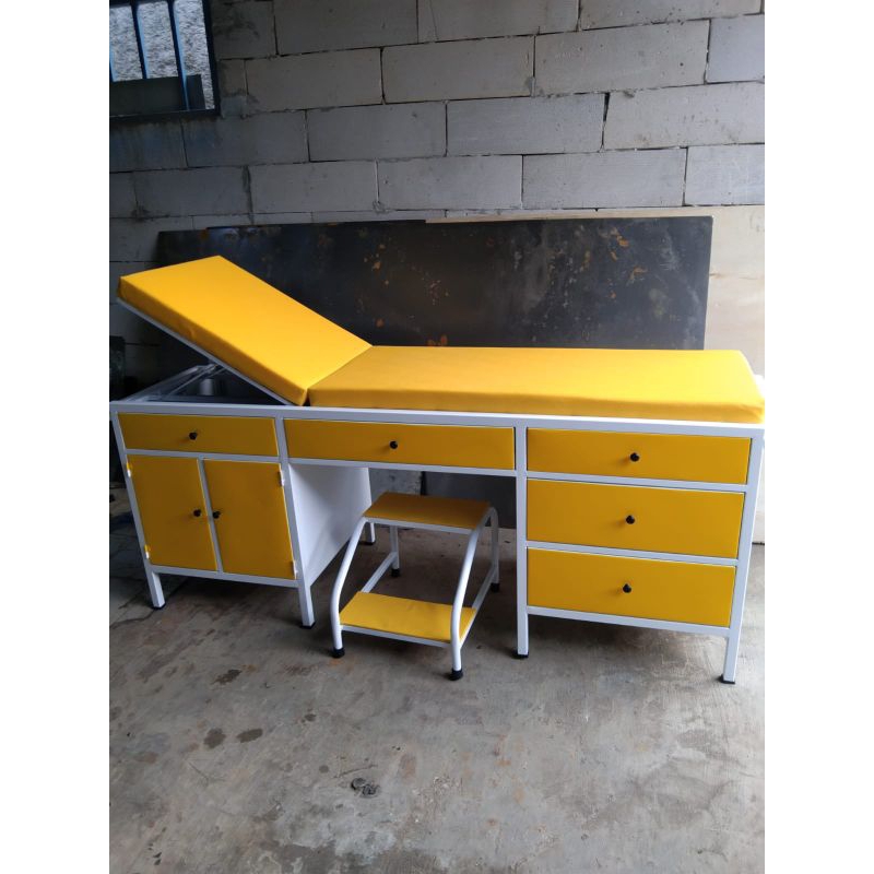 Jual bed periksa advance 5 laci 1 loker / meja periksa pasien | Shopee ...