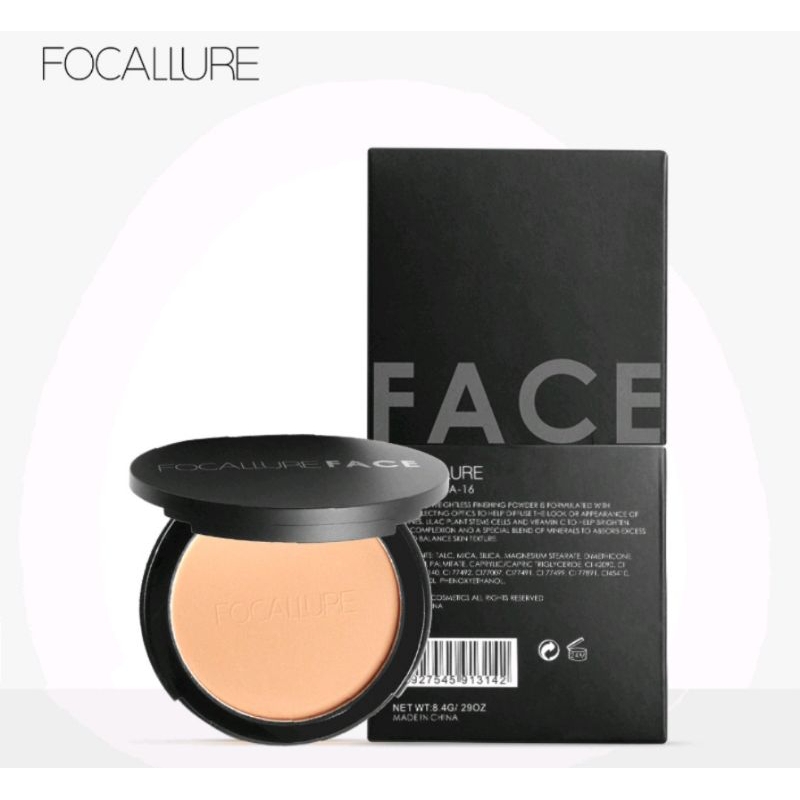 Jual FOCALLURE Bedak Padat Pressed powder waterproof FA-16 BPOM ...