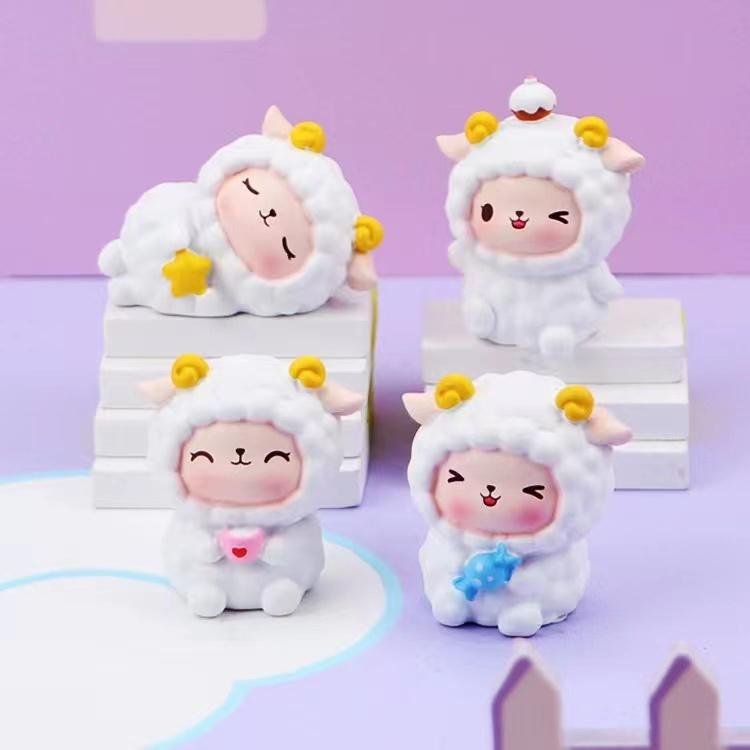 Jual Ornamen Miniatur Domba sheep Lucu Untuk Dekorasi Pajangan Kecil ...