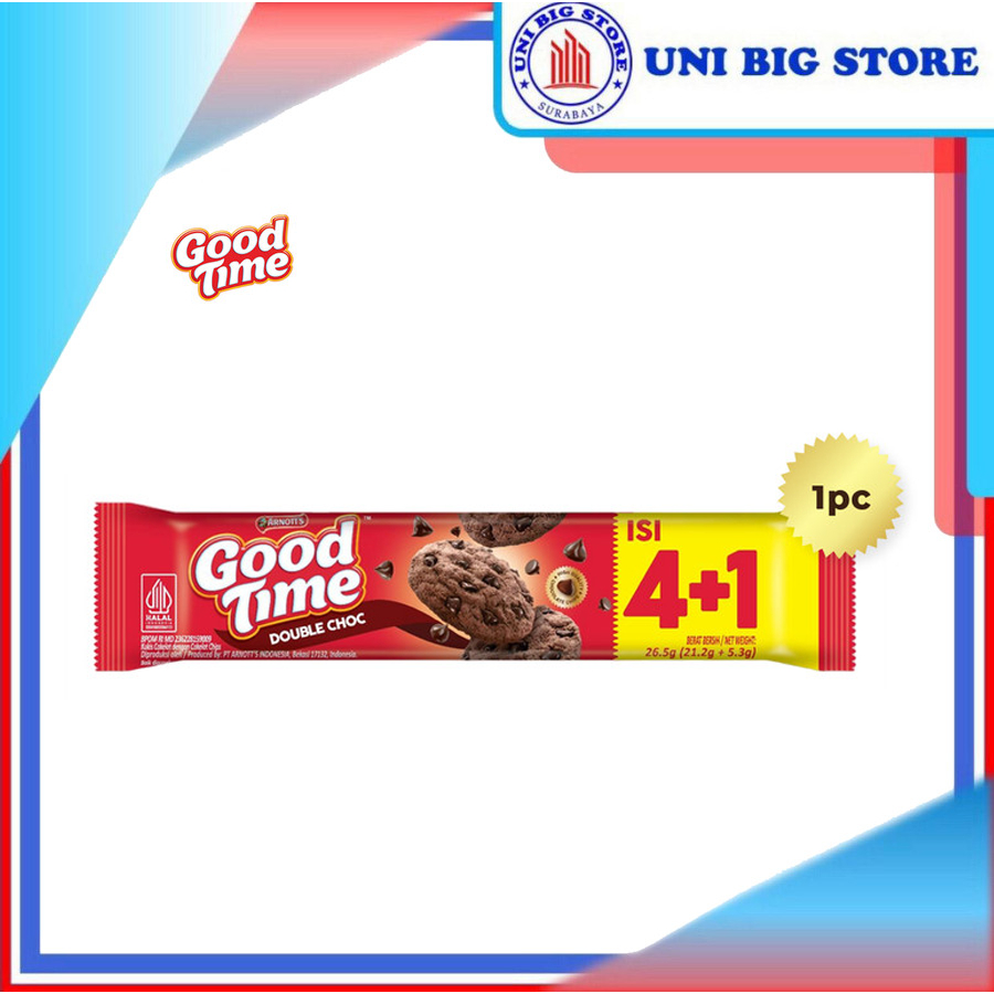 Jual Good Time DOUBLE CHOCO Cookies Arnotts 26.5 gr Biskuit Coklat ...