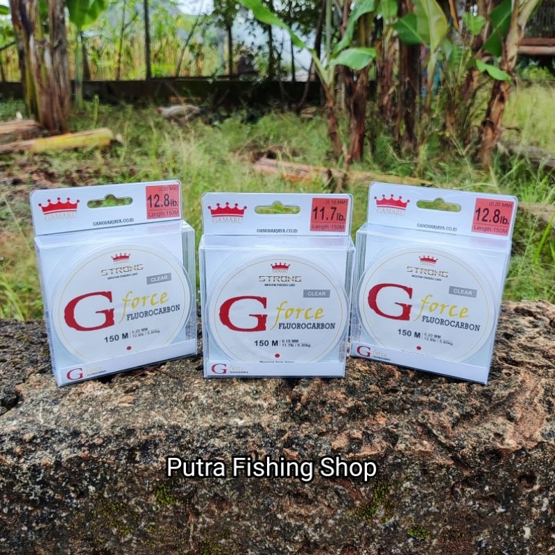 Jual Senar Pancing Fluorocarbon Gamaru G Force Panjang 150m Warna Clear - Senar / Shockleader ...