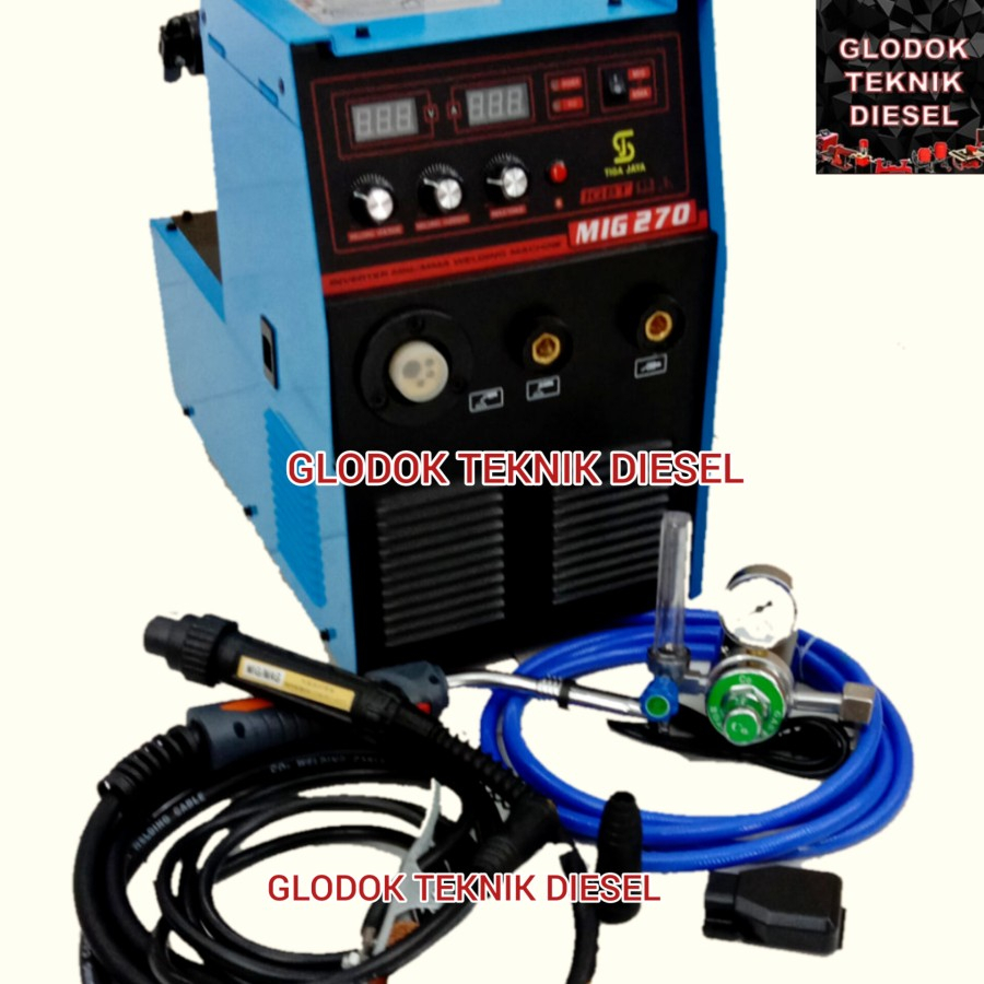 Jual MESIN LAS NBC MIG 270 A CO2 Welding Machine MAG 270A MIG270A 220V Trafo Las Inverter IGBT ...