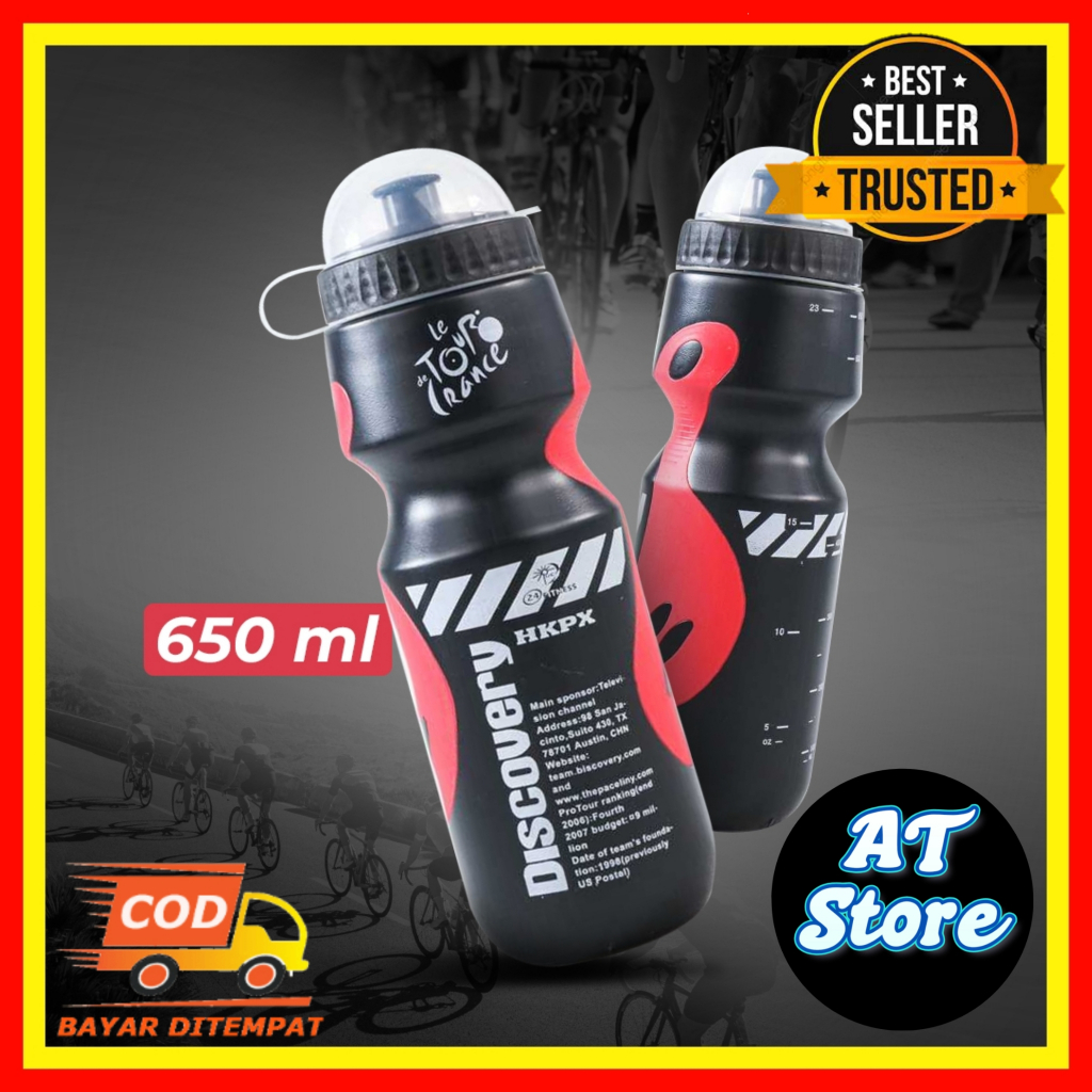Jual BOTOL MINUM SEPEDA OLAHRAGA PLASTIK 650ml | Shopee Indonesia