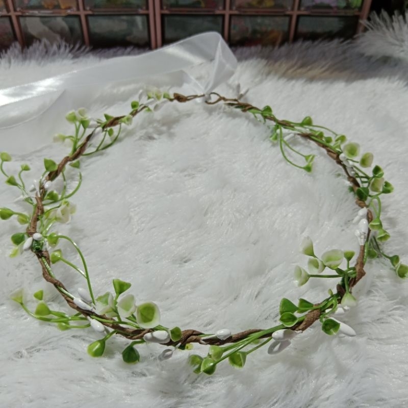 Jual TERMURAH! FLOWER CROWN MAHKOTA DAUN | Shopee Indonesia