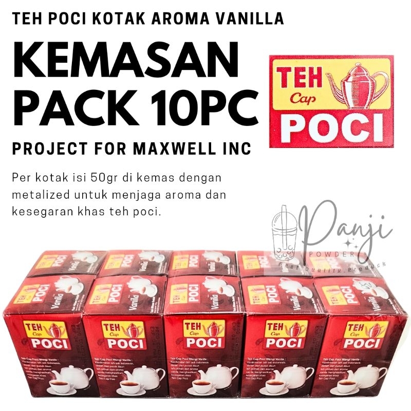 Jual TEH POCI BUBUK 1 PACK ISI 10 PCTEH POCI HITAM AWUR TEH CAP POCI ...