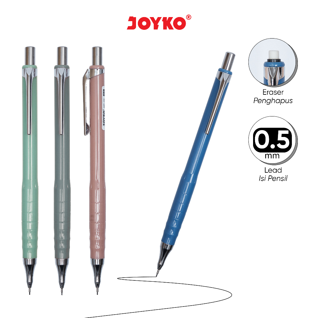 Jual Mechanical Pencil Pensil Mekanik Joyko MP-55 0.5 mm | Shopee Indonesia