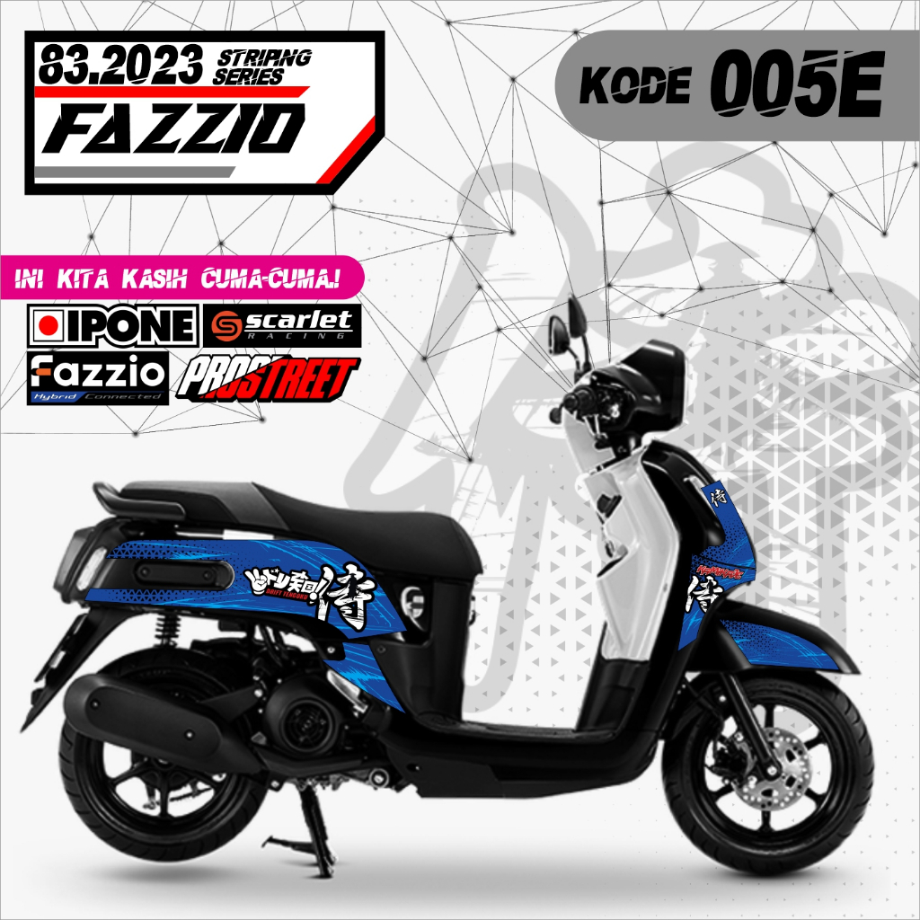 Jual Sticker Striping Sticker Yamaha Fazzio Yamaha Fazzio 1250Variasi ...