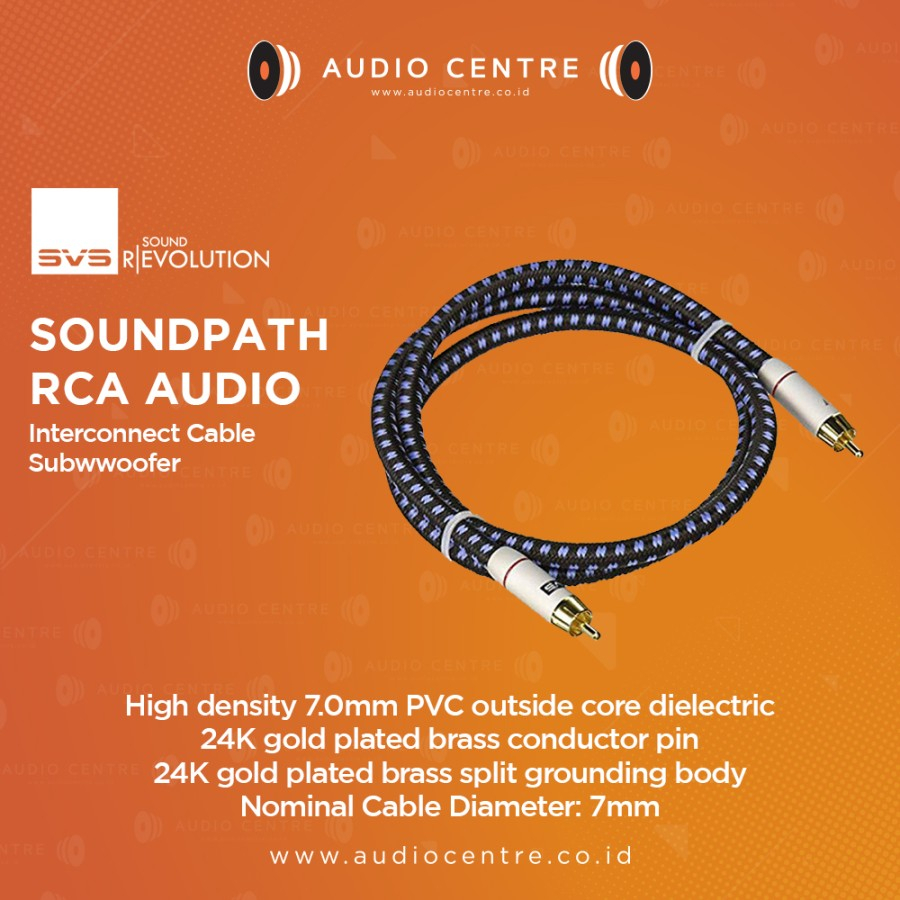 Jual SVS Soundpath RCA Audio Subwoofer Cable | Shopee Indonesia