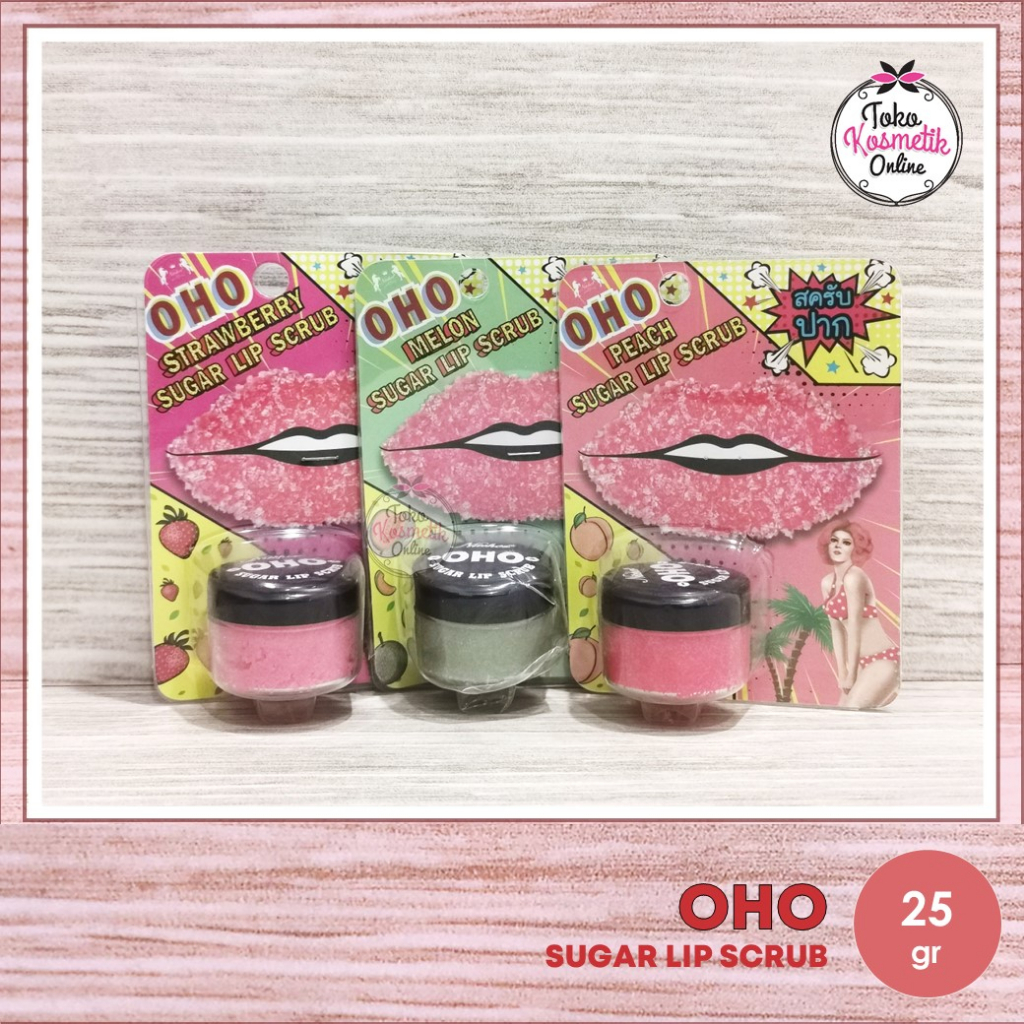Jual OHO SUGAR LIP - Lips scrub Perawatan Bibir | Shopee Indonesia