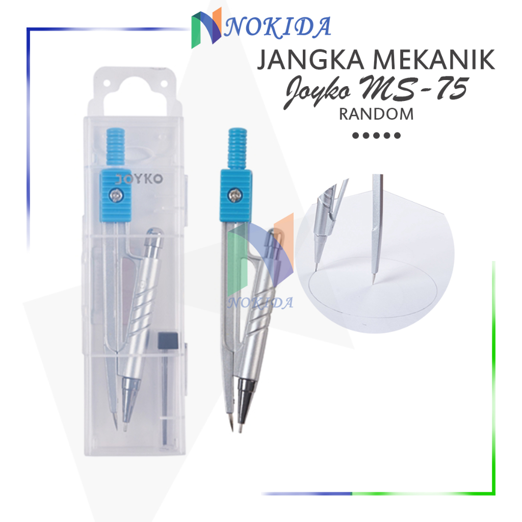 Jual Nokida Jangka Set Math Joyko MS-75 + Pensil Mekanik / Alat Tulis ...
