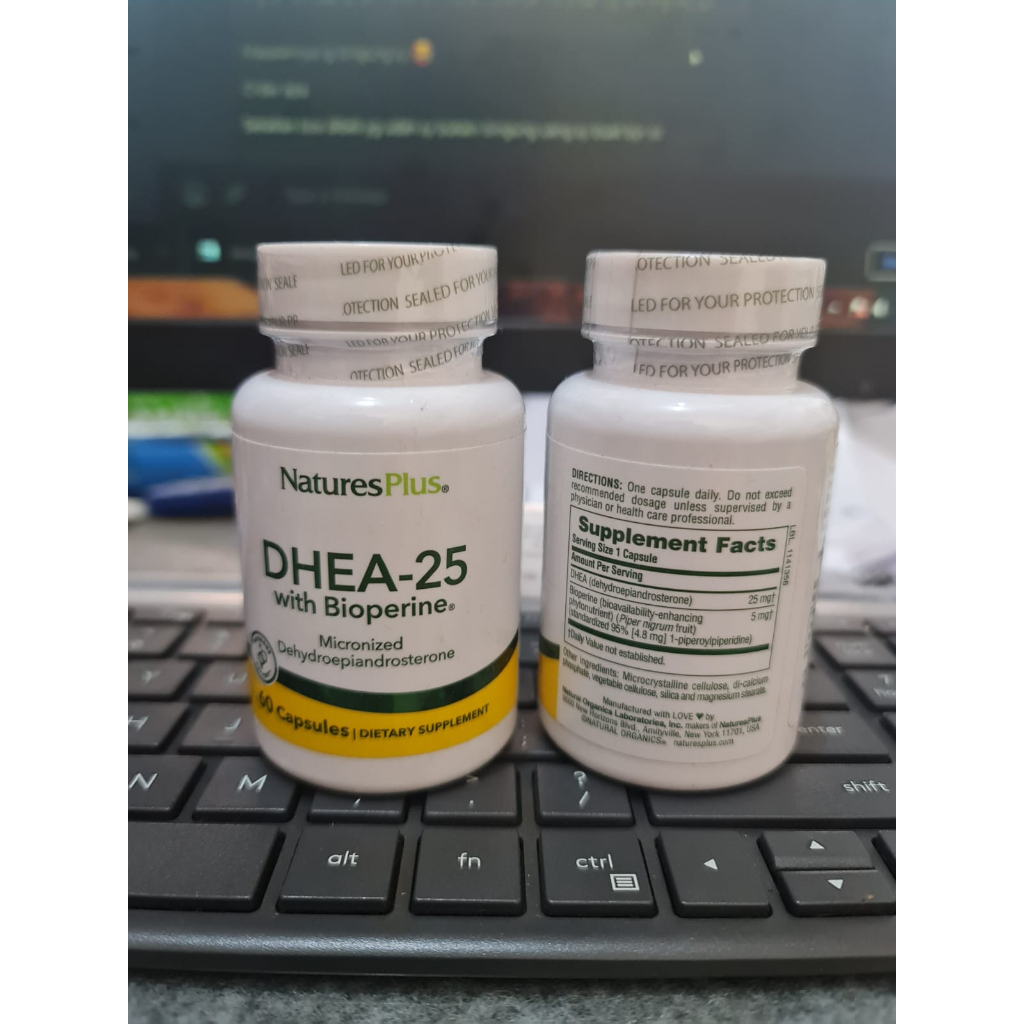 Jual Natures Plus Dhea 25 with Bioperine 60 capsule (ED 2026 ...