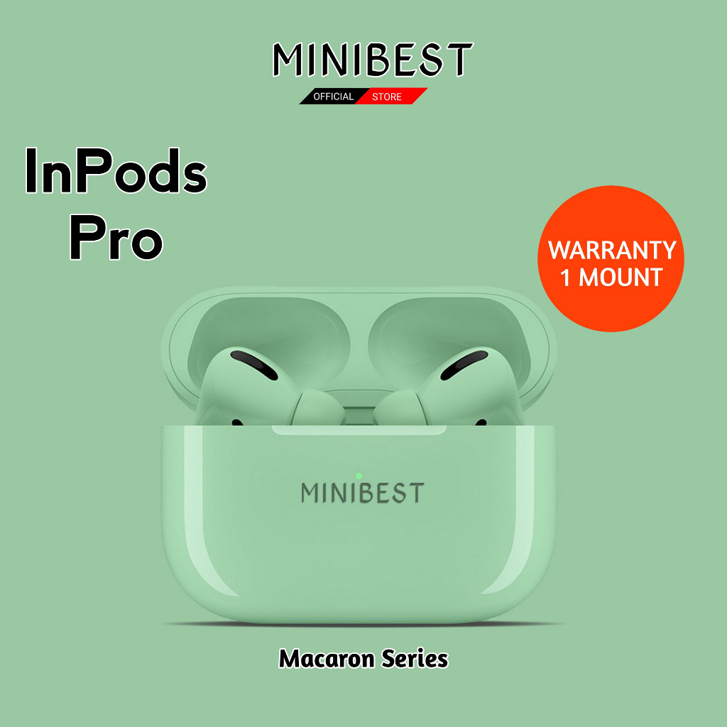 Jual MINIBEST Inpods 13 Pro Green Headset Bluetooth TWS IOS & Android ...