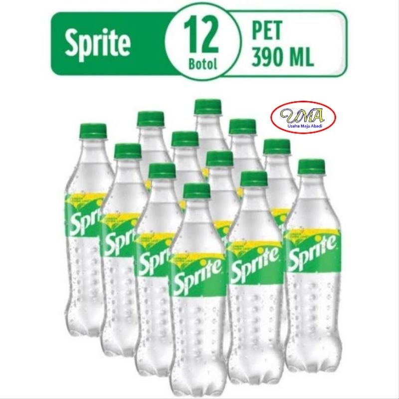 Jual Sprite Lime 390 ml / Sprite Botol 1 Krat isi 12 botol | Shopee ...
