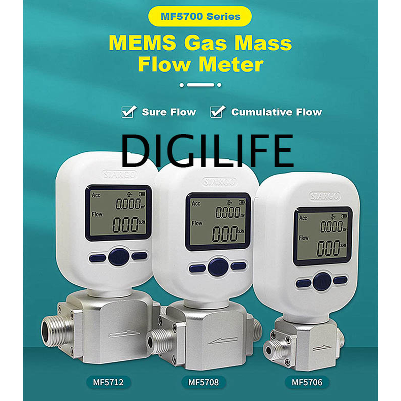 Jual Gas FlowMeter MF-5706 Air Flow Meter MF5706 Tester O2 N2 Oxygen ...