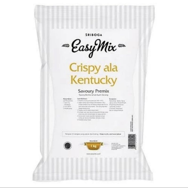 Jual Sriboga Easymix Crispy Ala Kentucky 1 kg | Shopee Indonesia