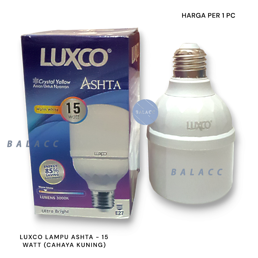 Jual LAMPU LED LUXCO ASHTA 15 WATT 15W KUNING | Shopee Indonesia