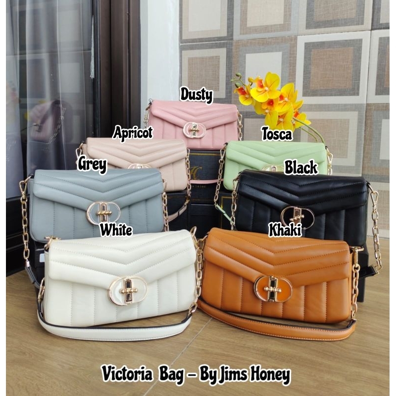Jual VICTORIA BAG JIMS HONEY (FREE BOX) | Shopee Indonesia