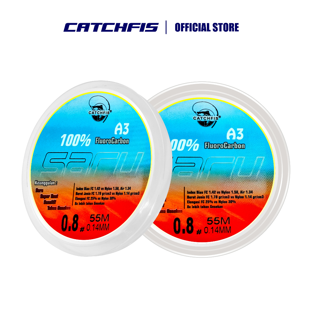 Jual Catchfis - Senar Pancing Saru Warna Putih Panjang 55mMemancing ...
