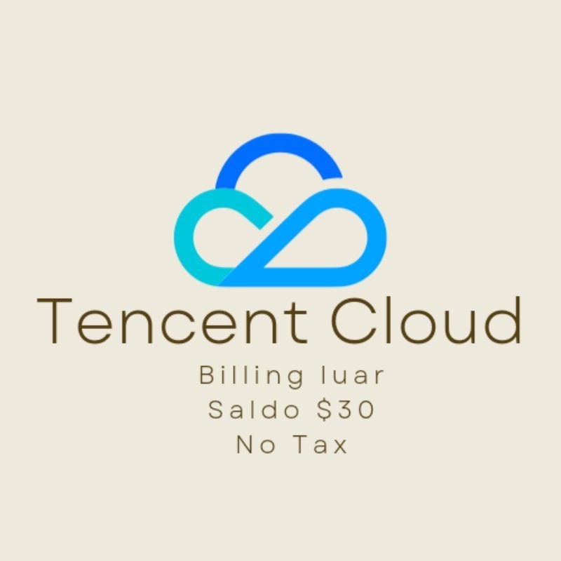 Jual TENCENT CLOUD $30 BILL LUAR (NO TAX) | Shopee Indonesia