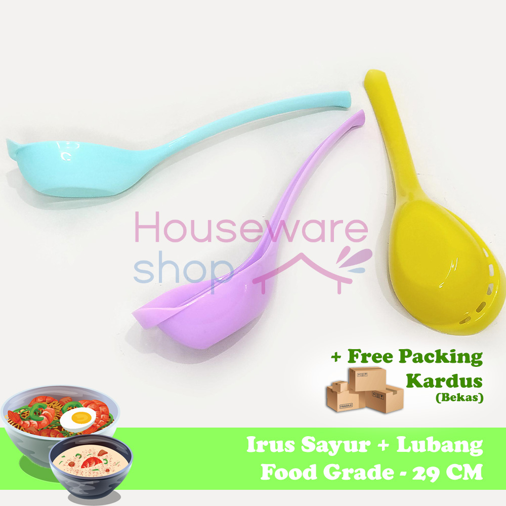 Jual Centong Sayur Saring 2IN1 / Irus Sendok Kuah Serbaguna | Shopee ...