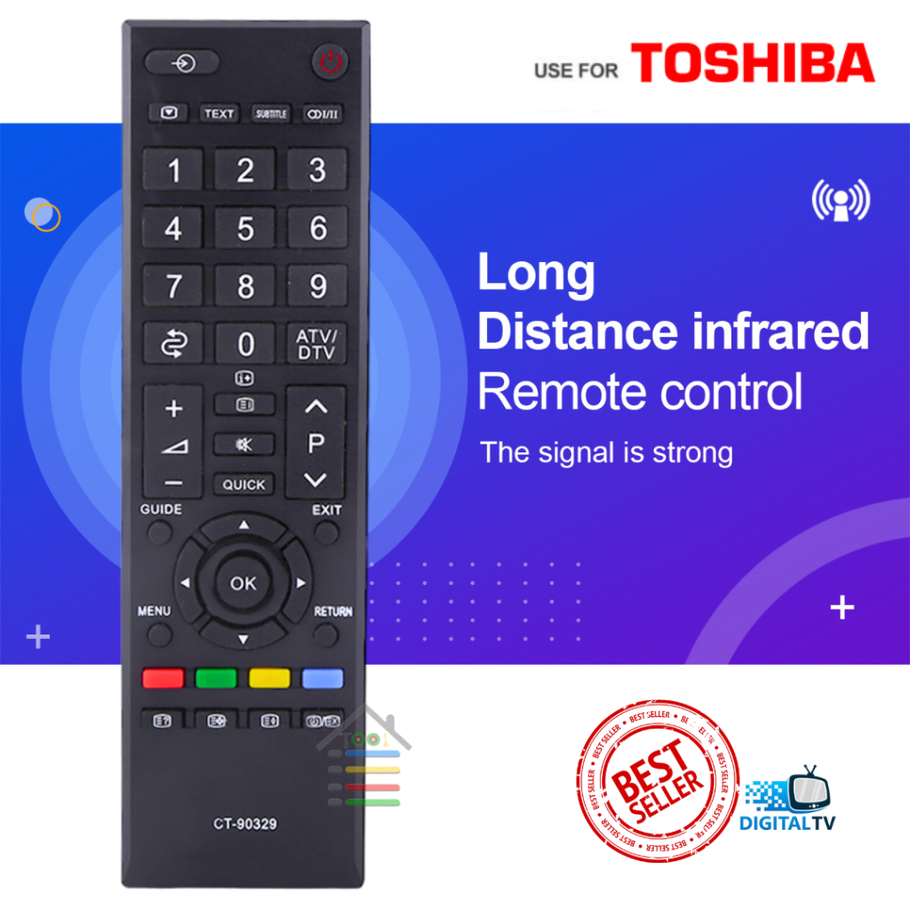 Jual REMOTE TV TOSHIBA REGZA TABUNG LCD LED SMART TV NETFLIX MULTIFUNGSI TANPA SETTING | Shopee ...
