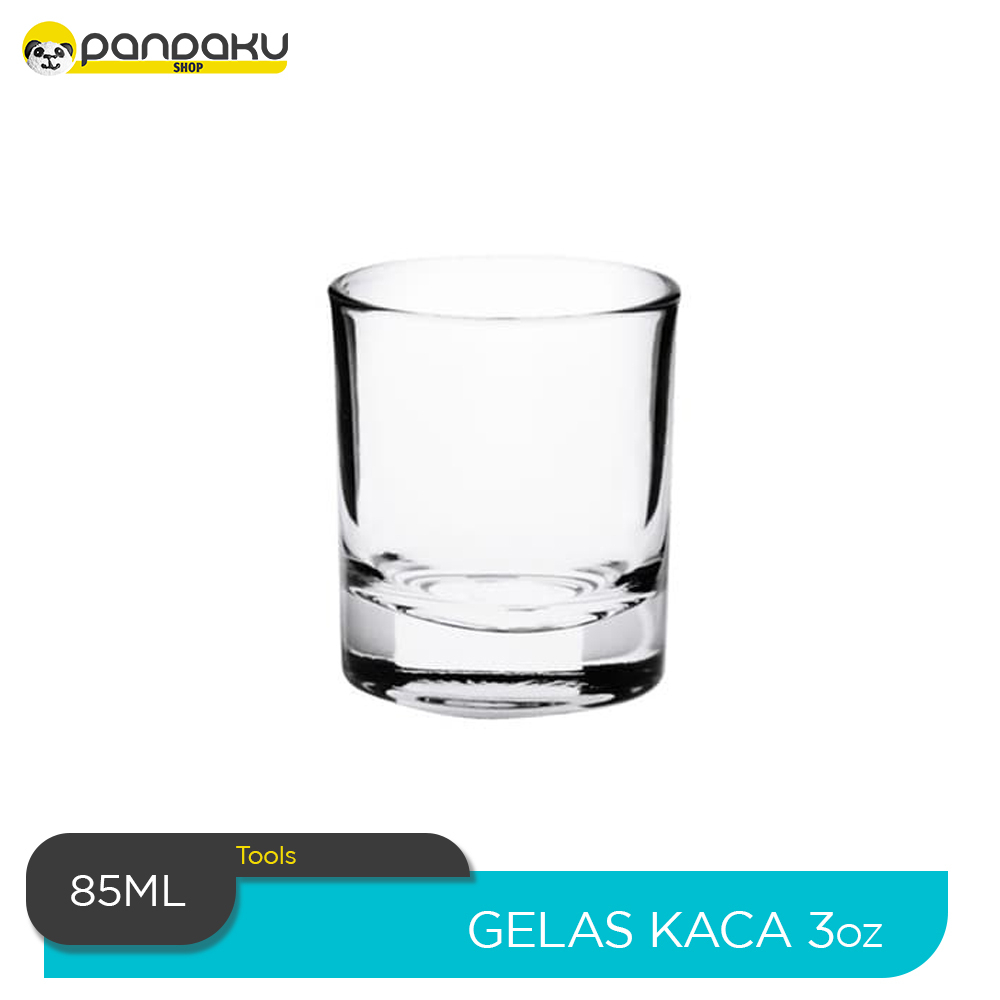 Jual Gelas Kaca Sloki / Shot Glass / Wine / Lilin / Espresso 3oz - 85ML ...
