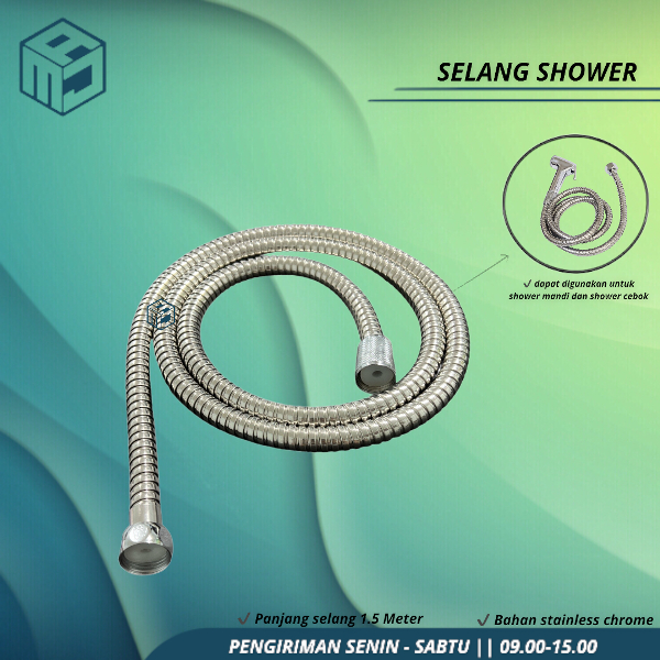 Jual Selang Shower Kamar Mandi Pipa Jet Bidet Head Selang Flexible Stainless 1.5 Meter | Shopee ...