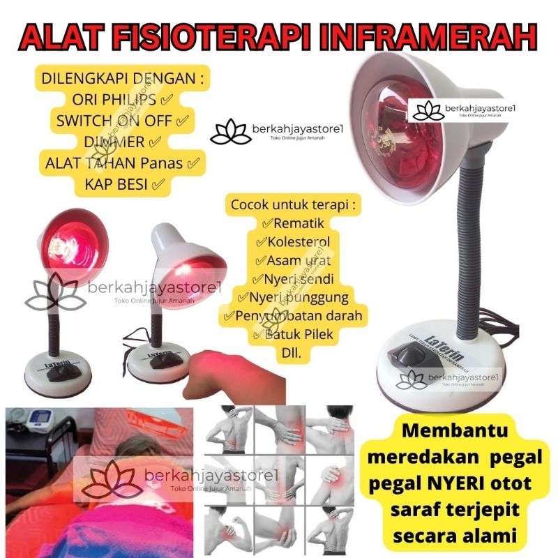 Jual Alat fisioterapi set Lampu Terapi infrared inframerah LATERIN C4 ...