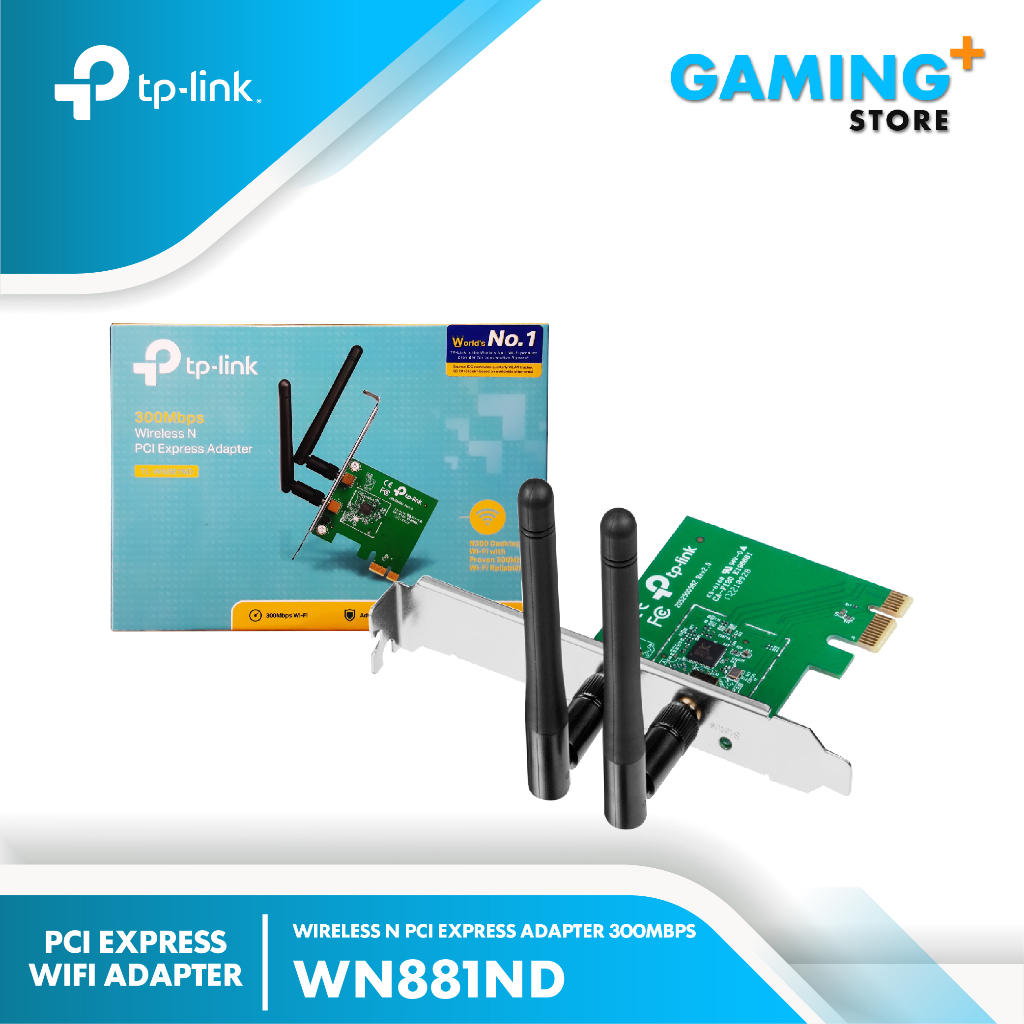 Jual TL-WN881ND TP-LINK Wireless N PCI Express Adapter / PCI Express ...