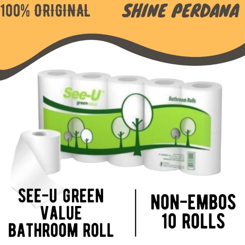 Jual Tisu Tissue Toilet | See U | 10 Rolls | Non Embossed | Tisu Kamar ...