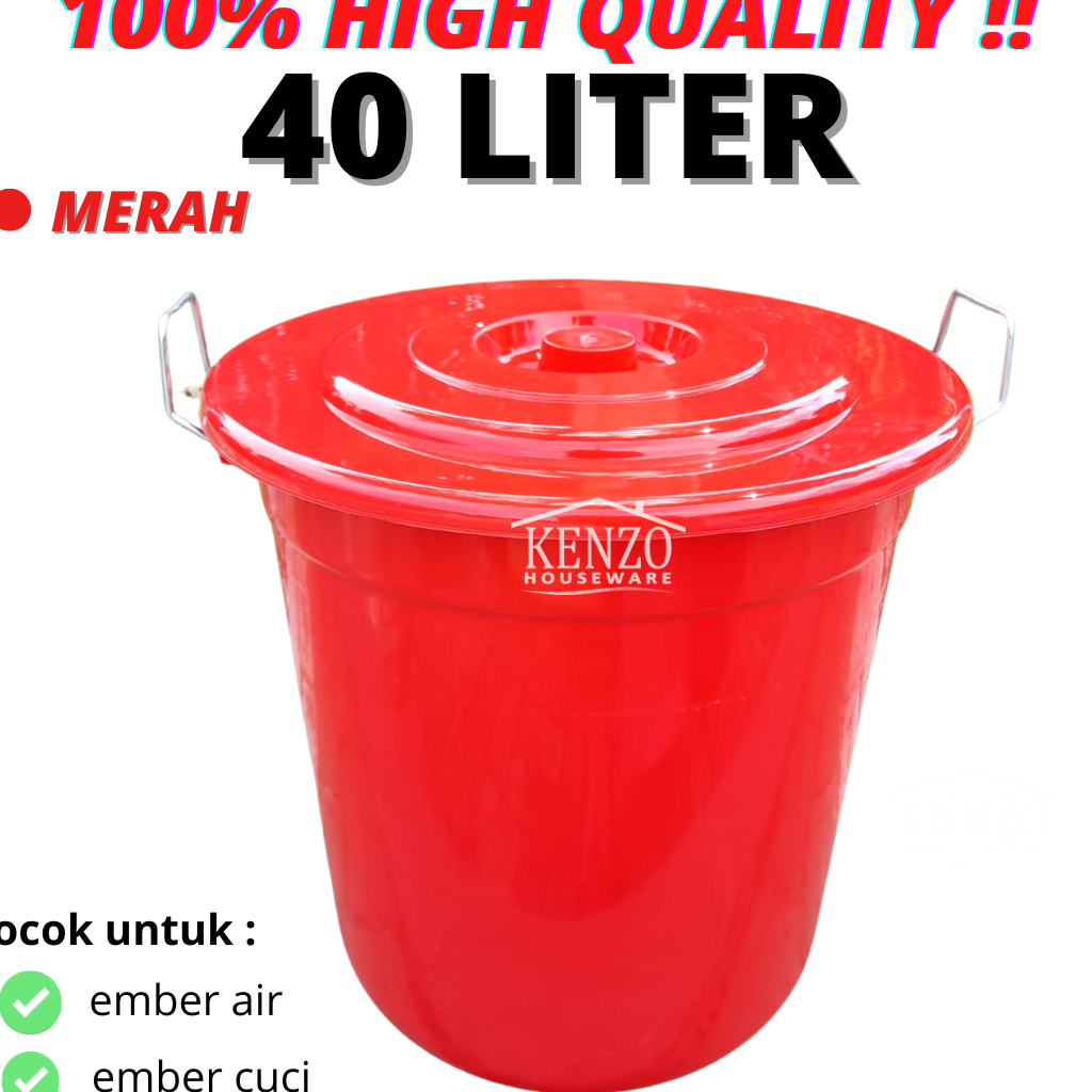 Jual Ember Air Plastik 40 Liter Ember 40L Kamar Mandi WC Toilet TABITHA | Shopee Indonesia