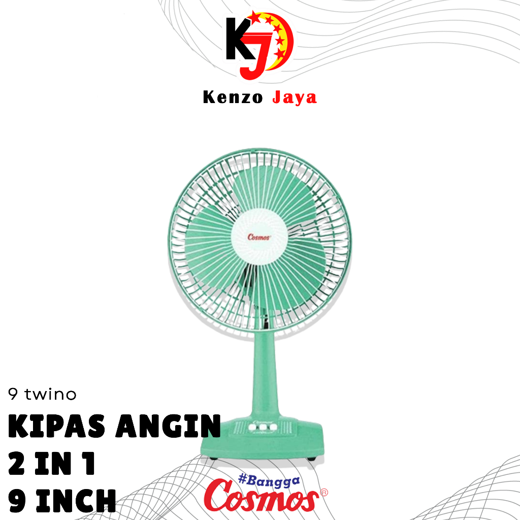 Jual Cosmos 9 DNA Twino Kipas Meja / Desk Fan 2 in 1 9 Inch | Shopee Indonesia