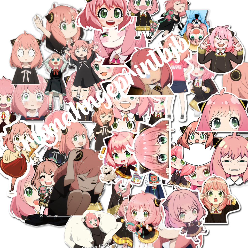 Jual ANYA VOGER ANIME - BESAR STIKER STICKER PACK ANTI AIR | WATERPROOF ...