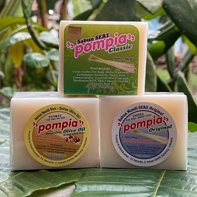 Jual ORIGINAL SABUN SEREH POMPIA / POMPIA SABUN SEREH / SABUN SEREH ...