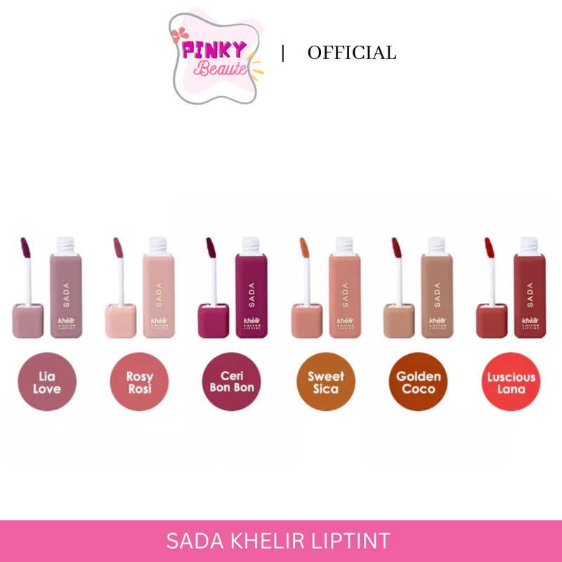 Jual READY ‼️ Khelir Cotton Lip Tint by Sada | Lip Tint Sada | Shopee ...