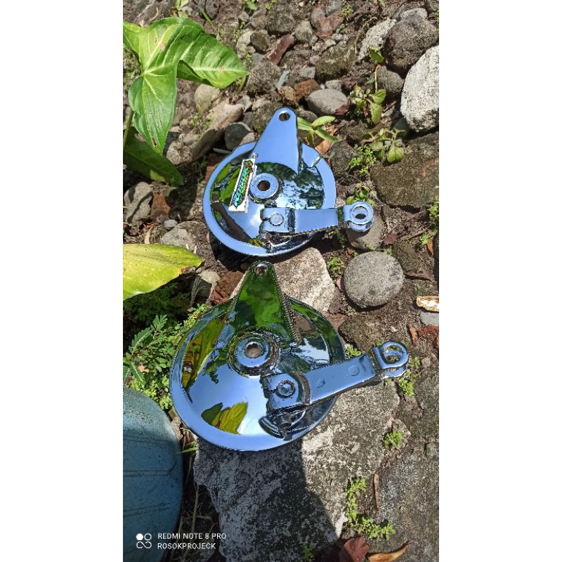 Jual tutup kampas rem fiz r set paha rem crom | Shopee Indonesia