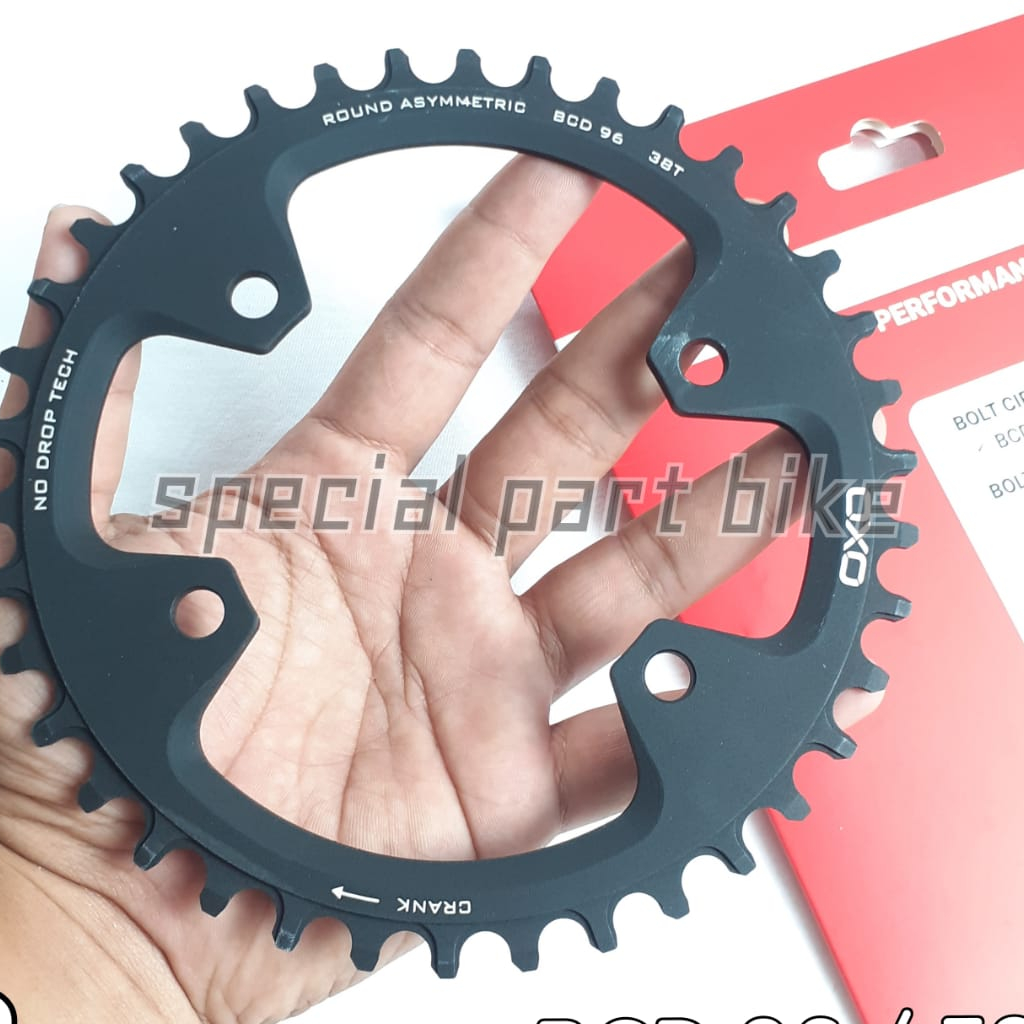 Jual CHAINRING OVAL ALLOY OXO BCD 104 BCD 96 BULAT ROUND ALLOY ...