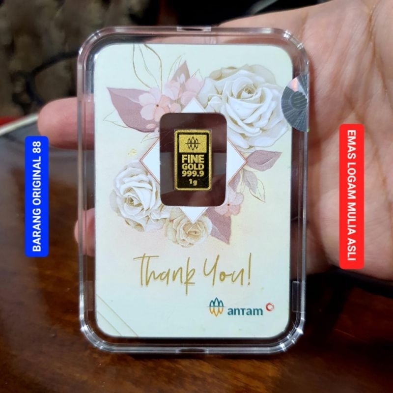 Jual HADIAH KARTU UCAPAN TERIMA KASIH KADO CARD THANK YOU 1 GRAM EMAS ...