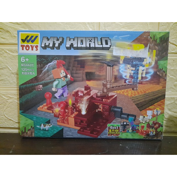 Jual Mainan Anak Brick Block Minecraft My World Mine craft Minicraft ...