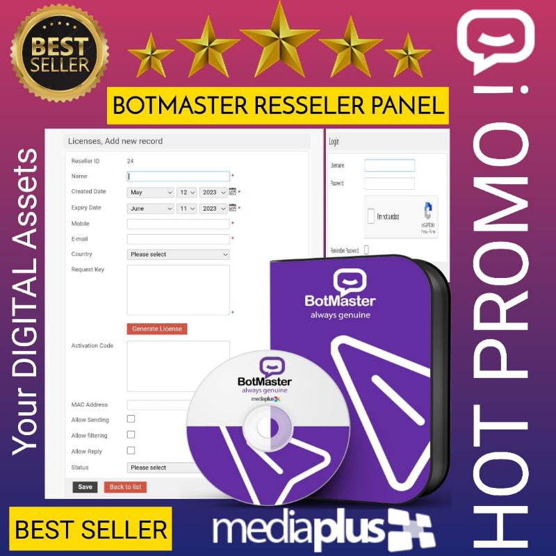 Jual PROMO ! BOTMASTER RESELLER PANEL | Shopee Indonesia